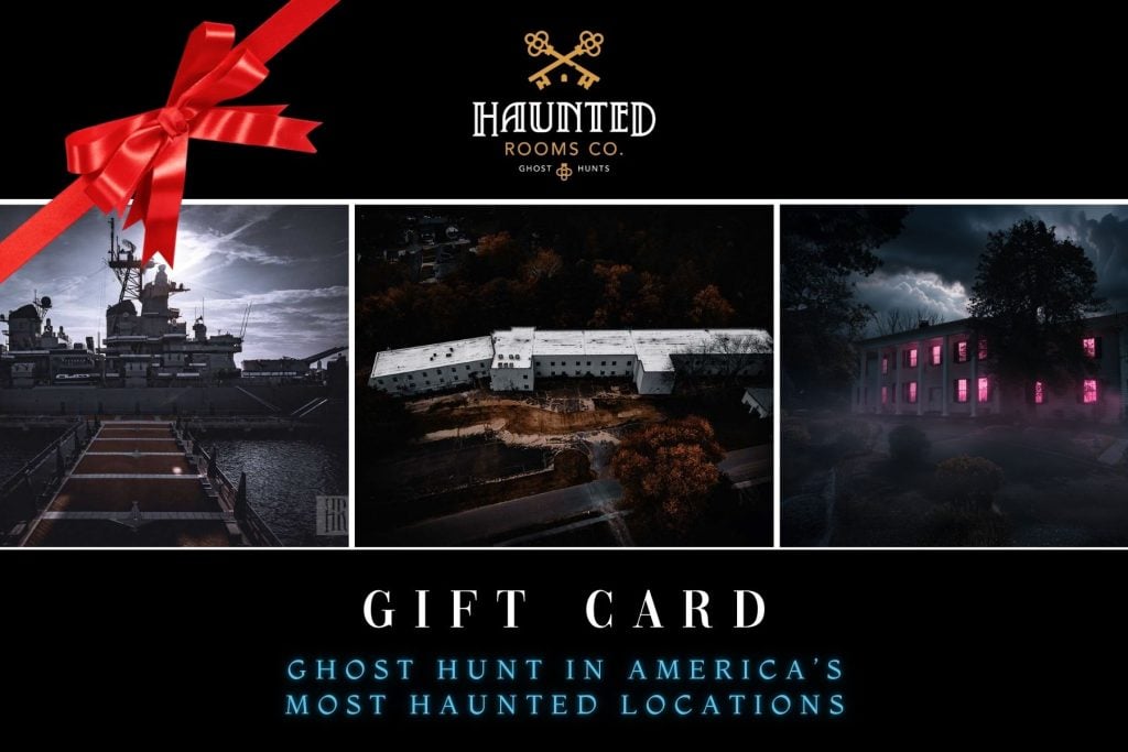 Ghost Hunt Gift Cards | Haunted Rooms America